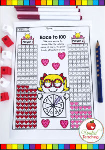 Valentine's Day Math and Literacy 1st Grade No Prep Activities