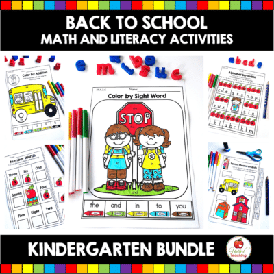 Back to School Spin and Graph Activity - United Teaching