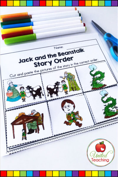 Jack and the Beanstalk Fairy Tale No Prep Activities - United Teaching