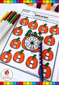 FALL MATH ACTIVITIES (1ST GRADE) - United Teaching
