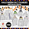 Halloween Fact Families - FREE Math Center - United Teaching
