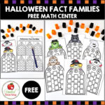 Halloween Fact Families - FREE Math Center - United Teaching