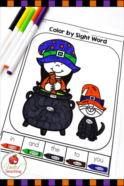 Halloween Literacy Activities (Kindergarten) - United Teaching