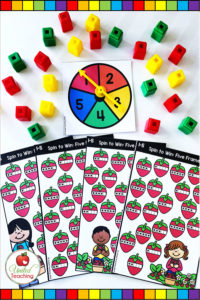 Math Spinner Games for Numbers 1-10 Part 1 - United Teaching