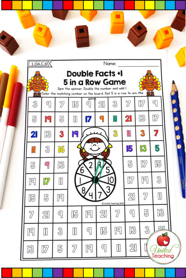 Fun Thanksgiving Worksheets and Activities for 1st Grade - United Teaching