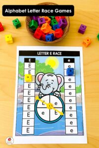 Alphabet Animal Letter Race Spinner Games - United Teaching