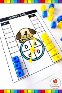 Uppercase and Lowercase Letter Race Printables - United Teaching