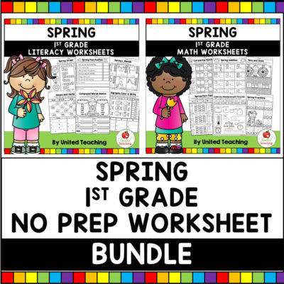 Spring Math and Literacy Activities (1st Grade) - United Teaching