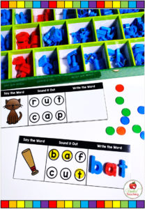 CVC Words Sound it Out Mats - United Teaching