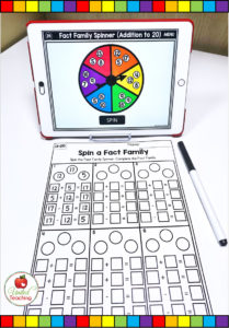 Numbers 1-100 Digital Spinner Math Activities Part 2 - United Teaching