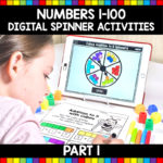 Numbers 1-100 Digital Spinner Math Activities Part 1 - United Teaching