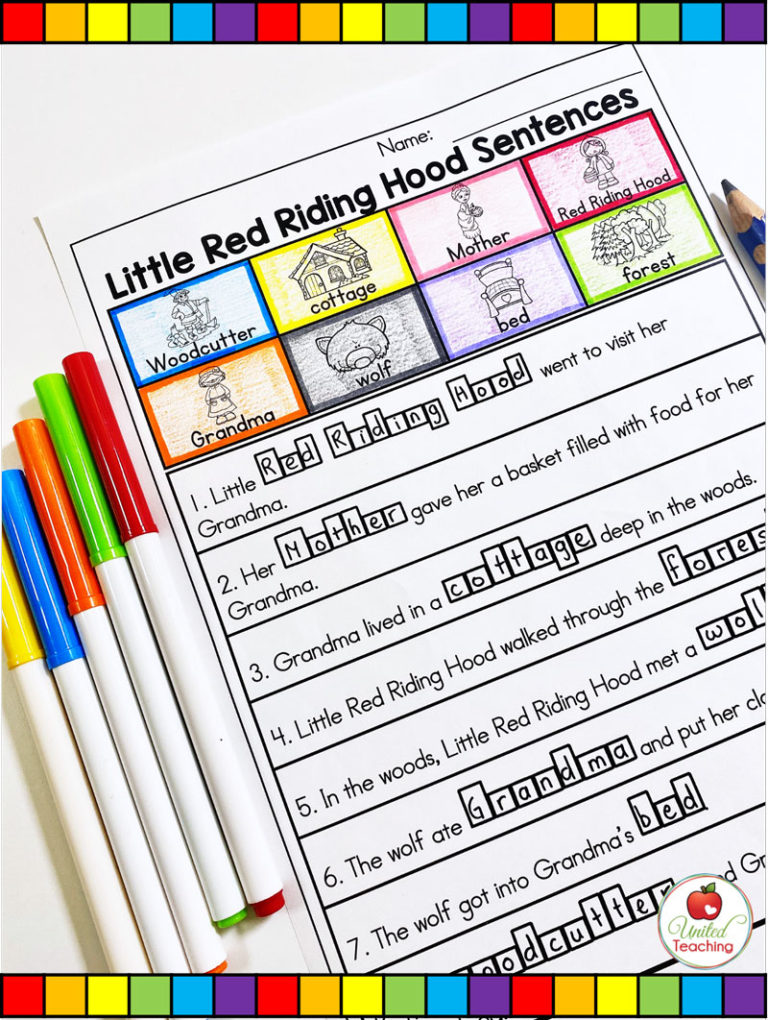 Little Red Riding Hood Fairy Tale Activities - United Teaching