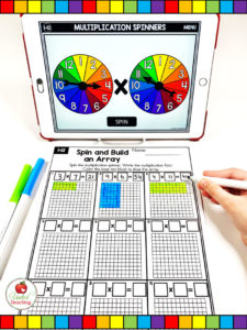Multiplication Activities with Digital Spinners - United Teaching