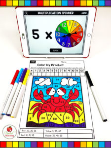 Multiplication Activities with Digital Spinners - United Teaching