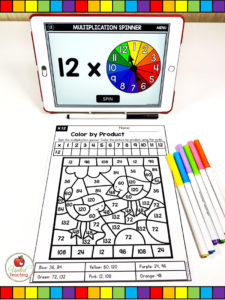 Multiplication Activities with Digital Spinners - United Teaching