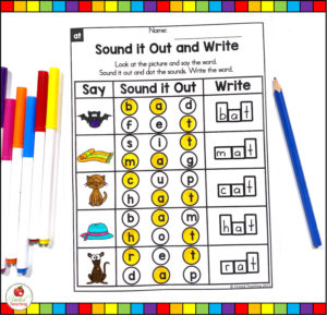 CVC Words Sound It Out (Google Slides™) - United Teaching
