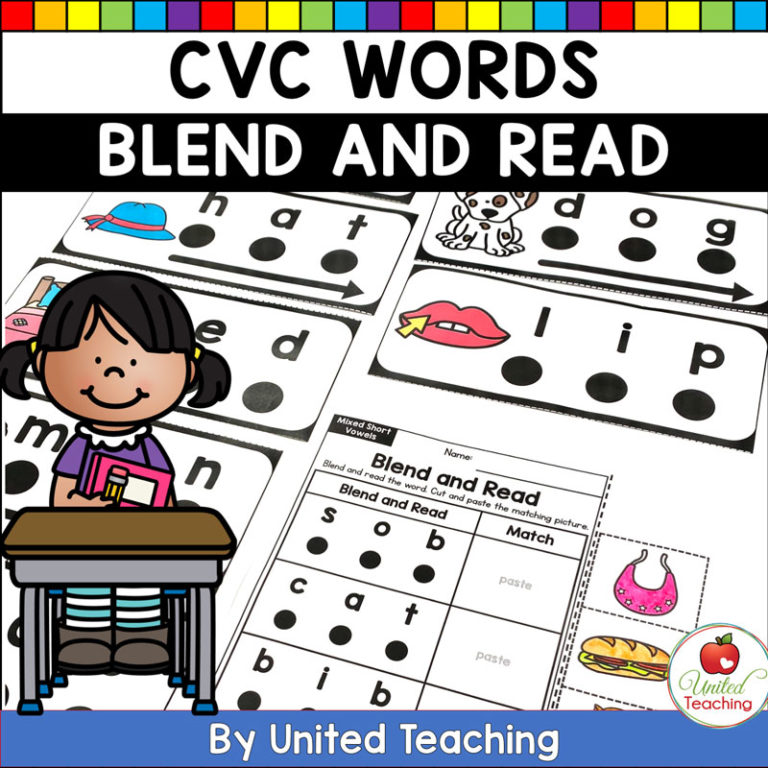 CVC Words Blend and Read - United Teaching