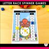 Alphabet Animal Letter Race Spinner Games - United Teaching
