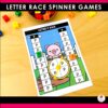 Alphabet Animal Letter Race Spinner Games - United Teaching