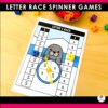 Alphabet Animal Letter Race Spinner Games - United Teaching