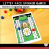 Alphabet Letter Race Spinner Games - United Teaching