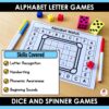 Alphabet Dice and Spinner Games - United Teaching