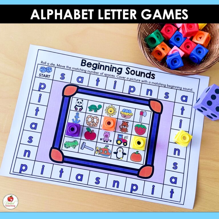 Alphabet Dice and Spinner Games - United Teaching