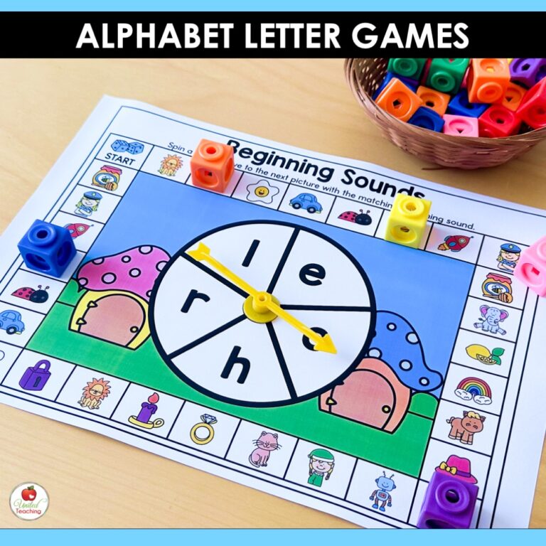 Alphabet Dice and Spinner Games - United Teaching