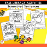 Fall Literacy Activities Kindergarten Packet - United Teaching