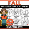 Fall Literacy Activities Kindergarten Packet - United Teaching
