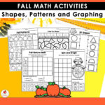 Fall Math Activities Kindergarten Packet - United Teaching