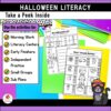 Halloween Literacy Activities for 1st Grade - United Teaching