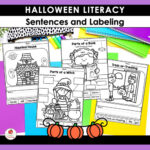 Halloween Literacy Activities Kindergarten Packet - United Teaching