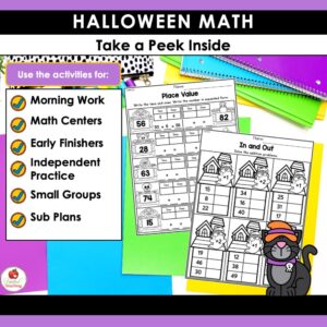 Halloween Math Activities for 1st Grade - United Teaching