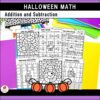 Halloween Math Activities Kindergarten Packet - United Teaching