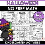 Halloween Math Activities Kindergarten Packet - United Teaching