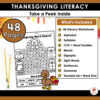 Thanksgiving Literacy Activities Kindergarten Packet - United Teaching