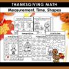 Thanksgiving Math Activities for 1st Grade - United Teaching
