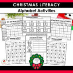 Christmas Literacy Worksheets Kindergarten Packet - United Teaching