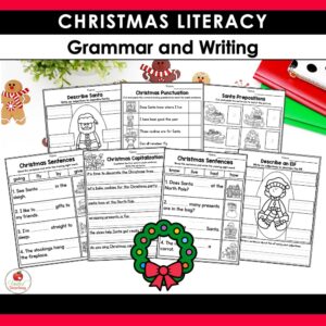 Christmas Math and Literacy Activities 1st Grade Bundle - United Teaching