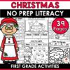 Christmas Literacy Activities 1st Grade Packet - United Teaching