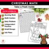 Christmas Math Activities 1st Grade Packet - United Teaching
