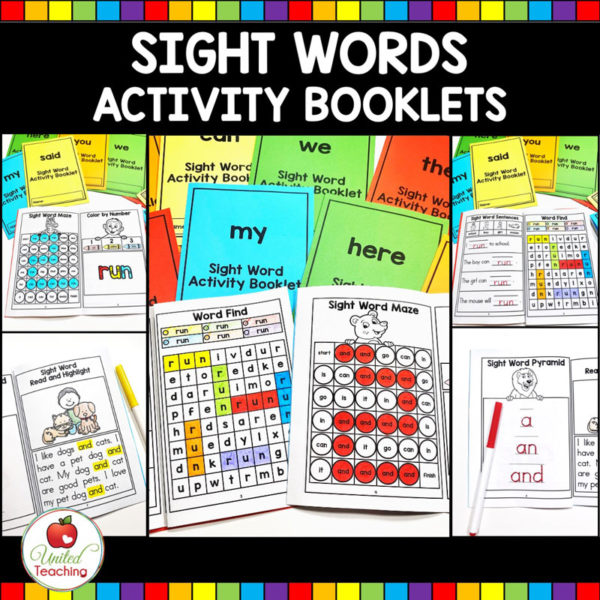 Sight Word Activity Books - United Teaching