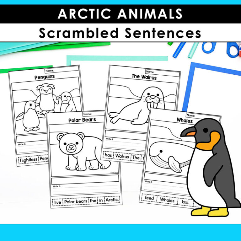 Arctic Animals Activities Packet - United Teaching