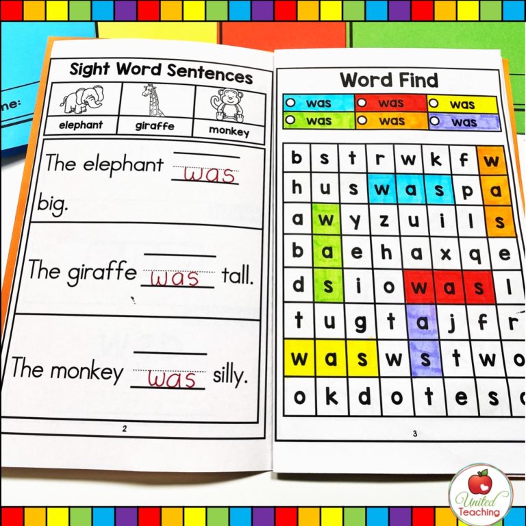 Sight Word Books (Primer) - United Teaching