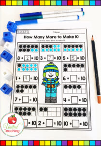 Winter Math and Literacy 1st Grade No Prep Activities