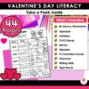 Valentine's Day Literacy Activities 1st Grade Packet - United Teaching