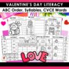 Valentine's Day Literacy Activities 1st Grade Packet - United Teaching