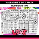 Valentine's Day Math Activities 1st Grade Packet - United Teaching