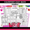 Valentine's Day Math Activities 1st Grade Packet - United Teaching